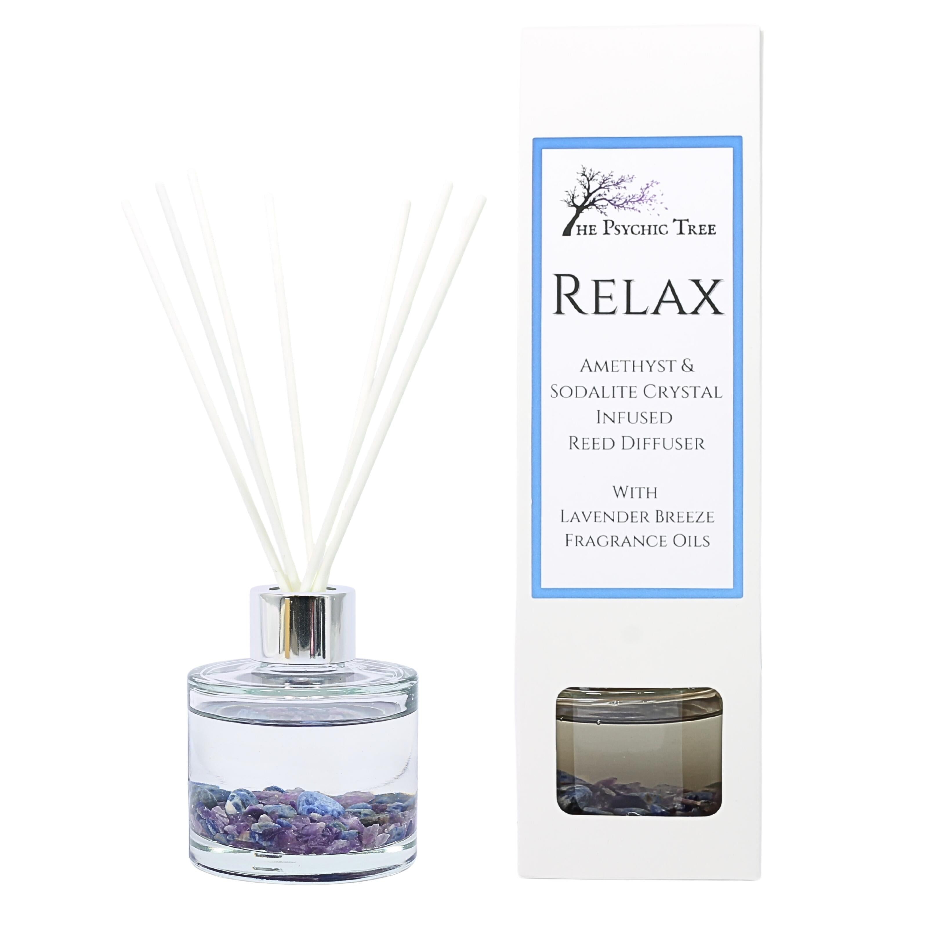 Relax - Crystal Infused Reed Diffuser
