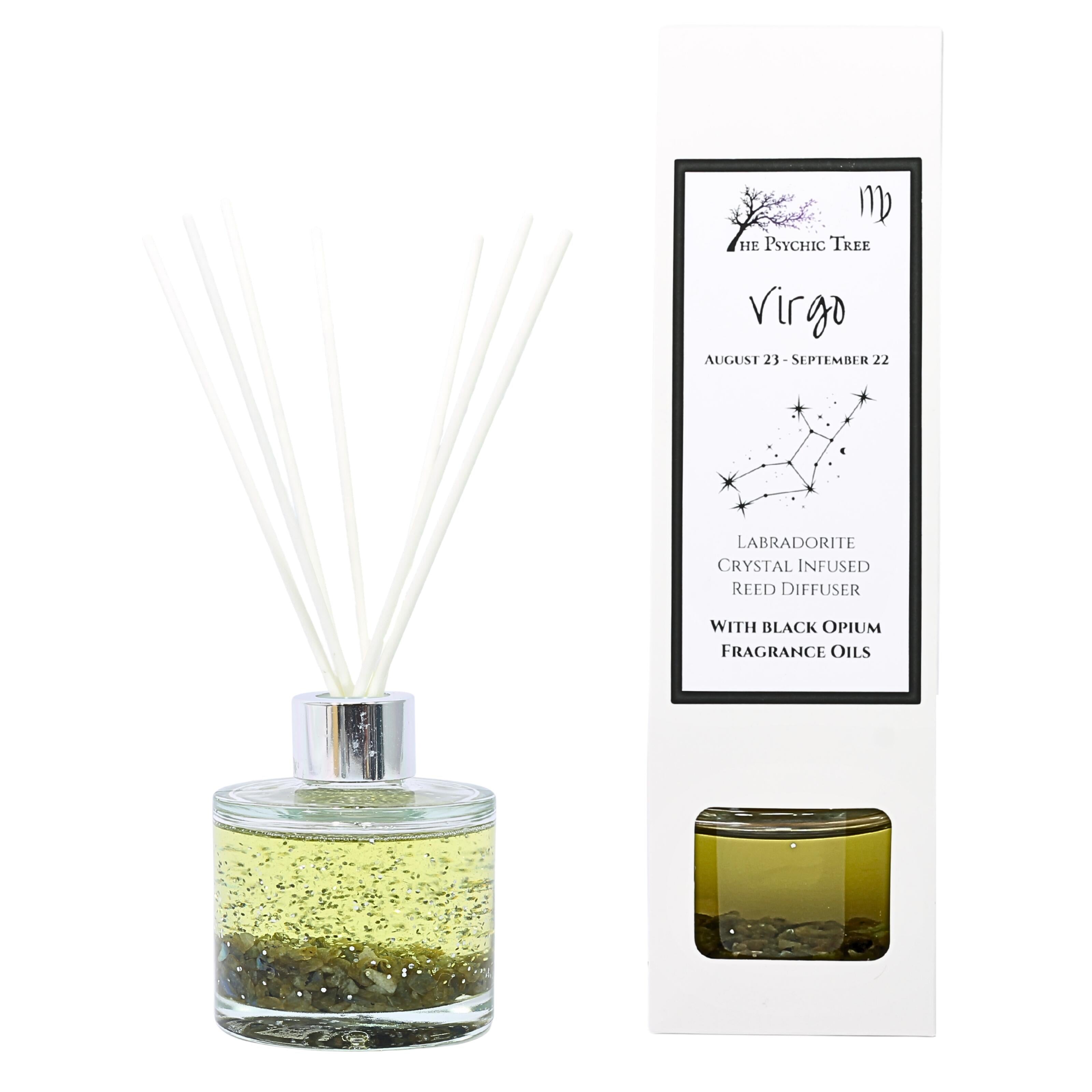Virgo - Sign Of The Zodiac Crystal Infused Reed Diffuser