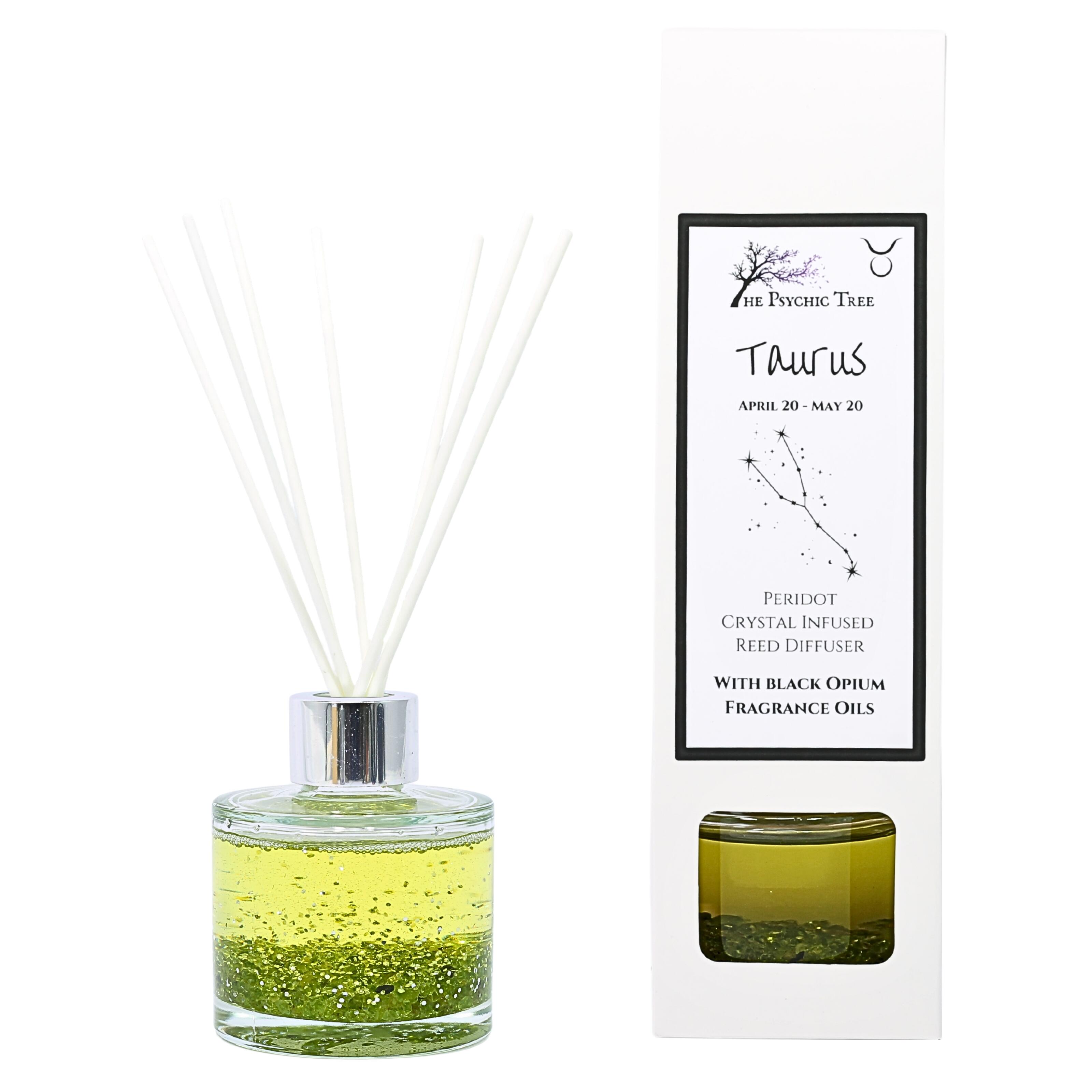 Taurus - Sign Of The Zodiac Crystal Infused Reed Diffuser