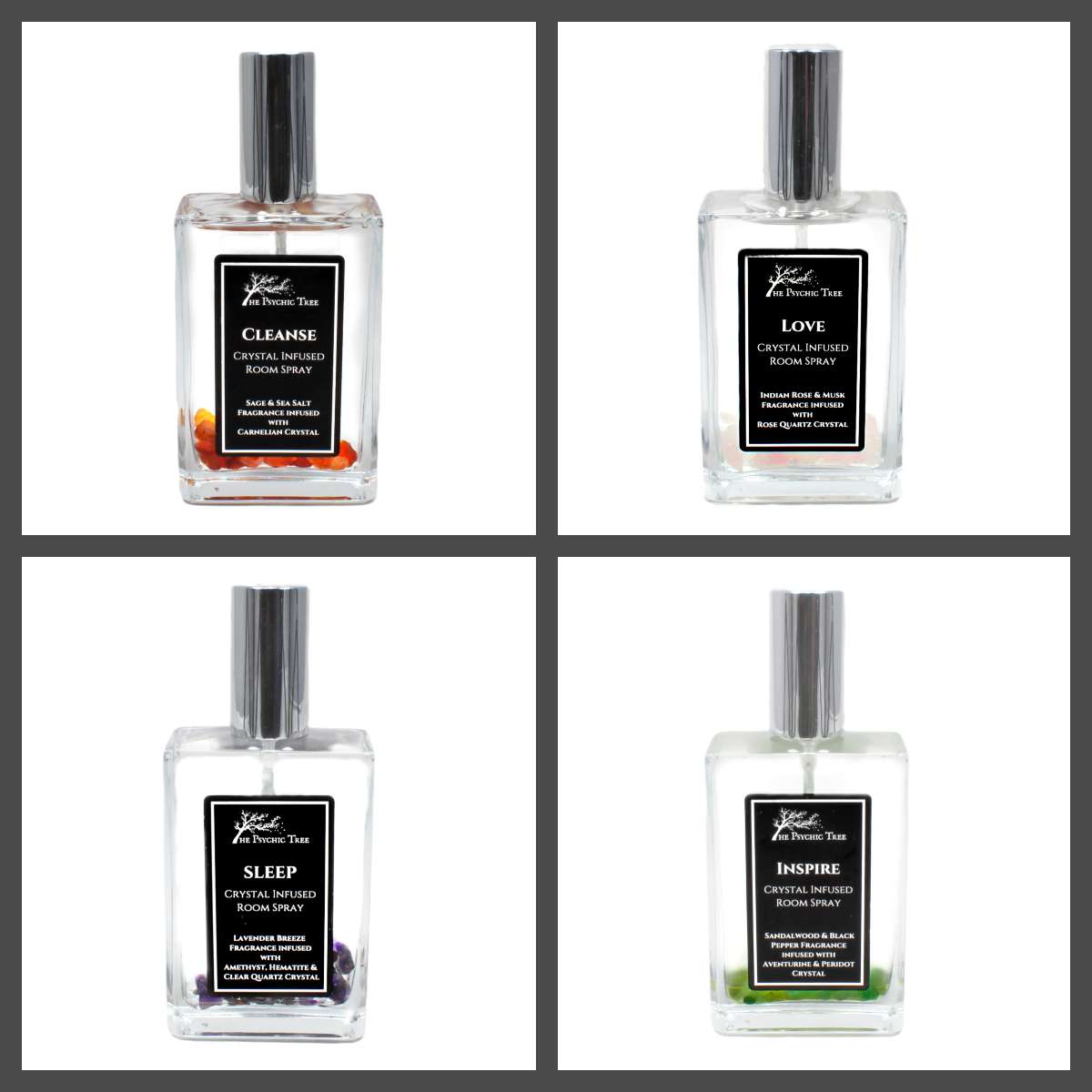 Complete Home Set - Crystal Infused Room Sprays